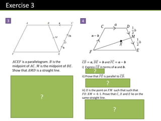 GCSE-Vectors.pptx notes for both foundation tier and higher tier | PPTX