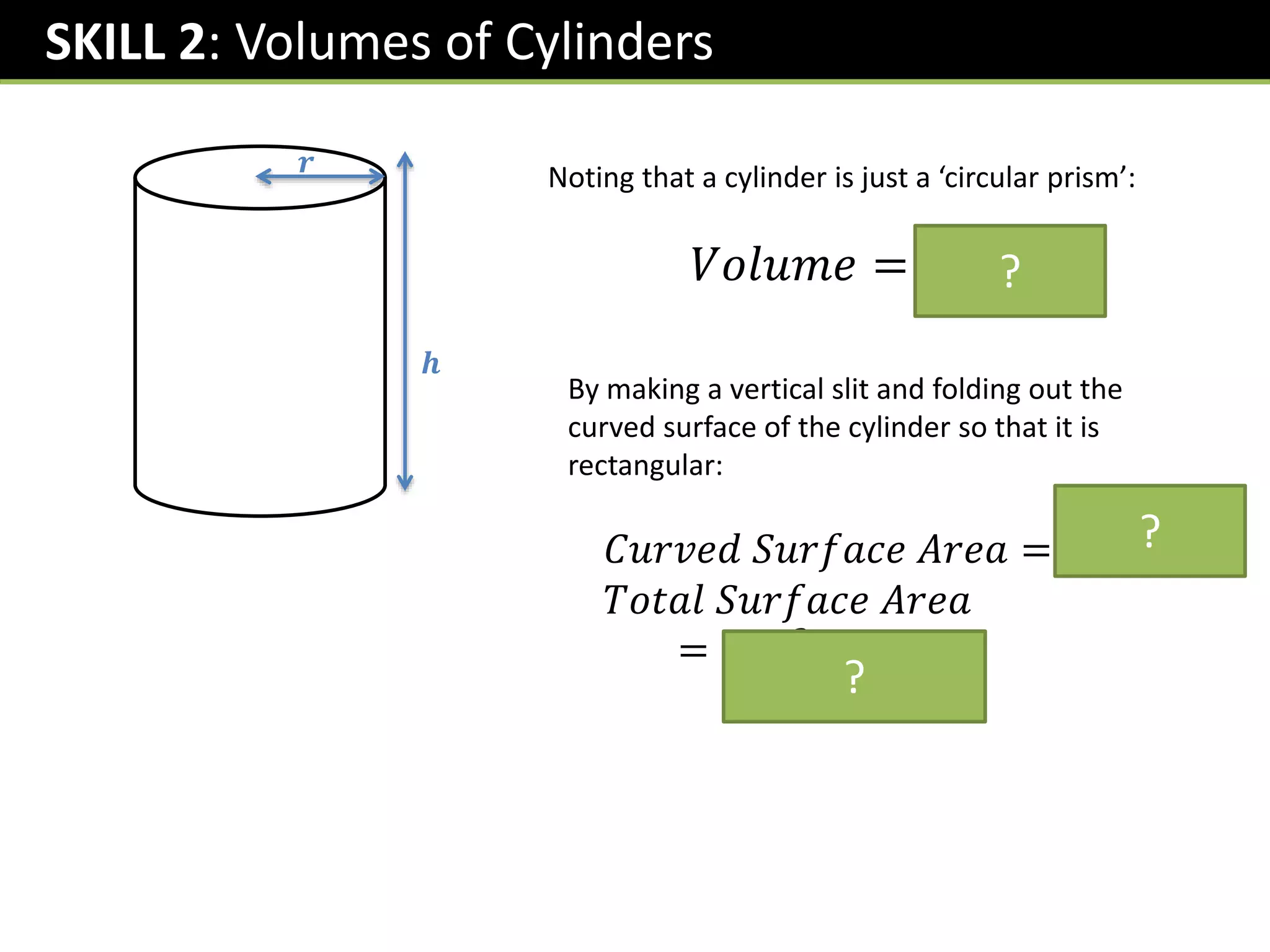 Gcse volumes surfaceareaofsolids | PPTX