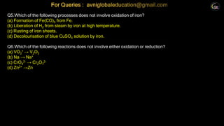 Gcse_a_level_chemistry_redox_reaction | PPTX