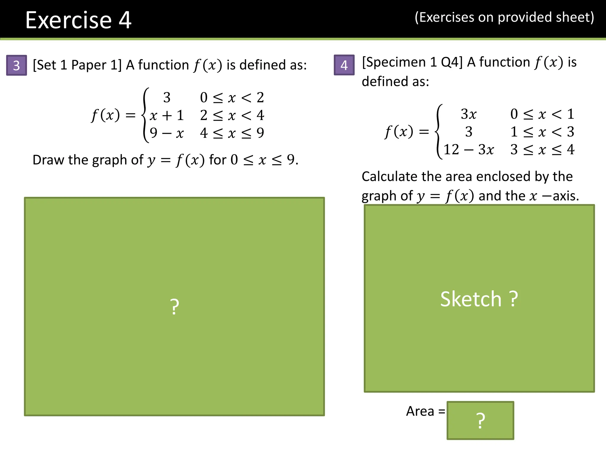 Functions ppt Dr Frost Maths Mixed questions | PPTX