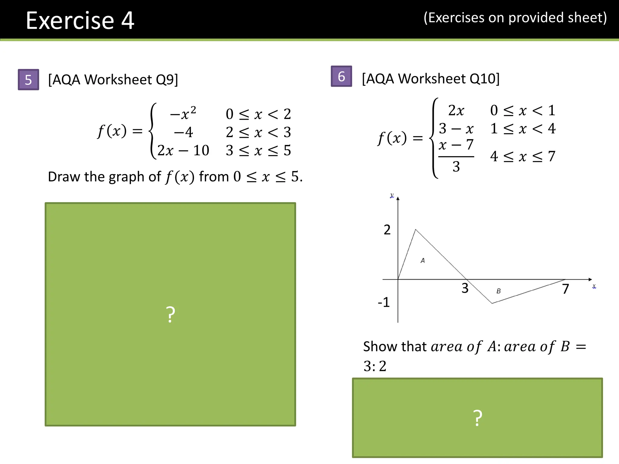 Functions ppt Dr Frost Maths Mixed questions | PPTX