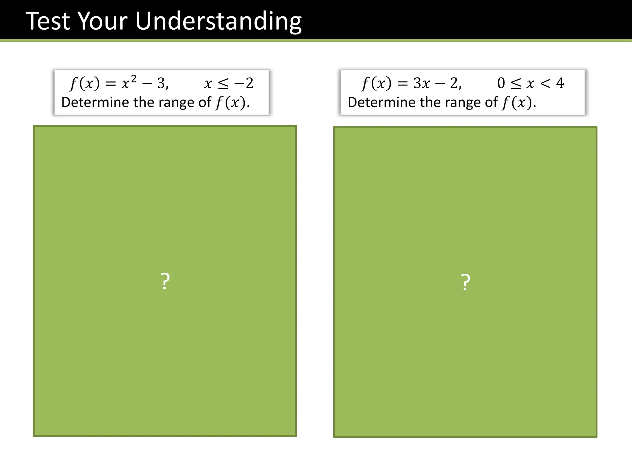 Functions ppt Dr Frost Maths Mixed questions | PPTX