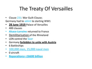 GCSE HISTORY CAUSES OF WW1 + 2 | PPTX