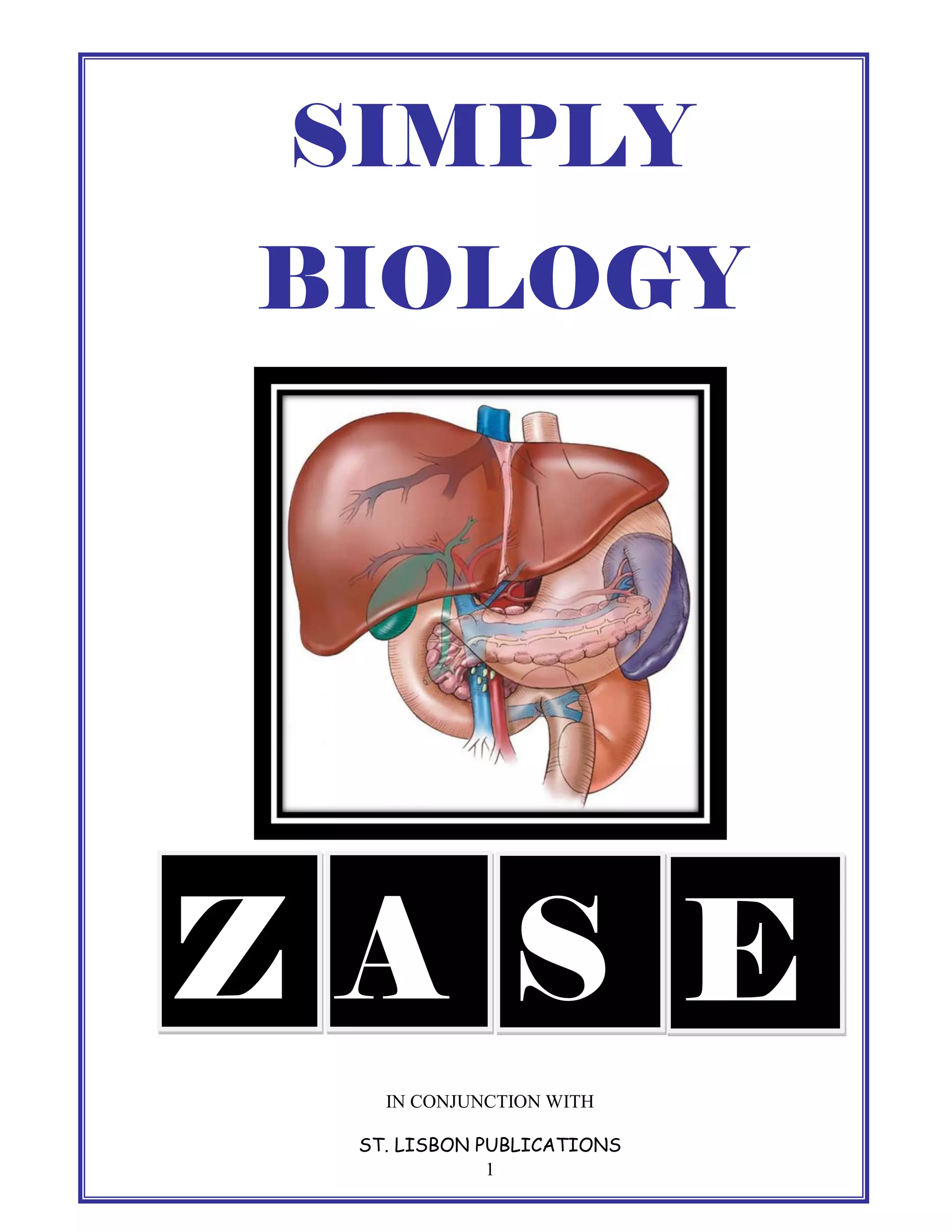 ZASE BIOLOGY TEXTBOOK GRADE 10-12 | PDF