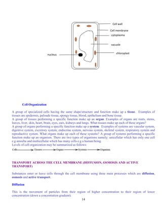 ZASE BIOLOGY TEXTBOOK GRADE 10-12 | PDF