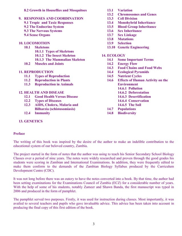ZASE BIOLOGY TEXTBOOK GRADE 10-12 | PDF