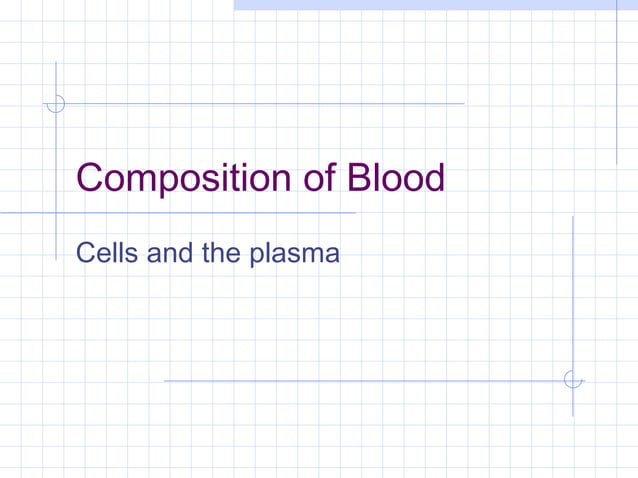 Gcse blood composition | PPT