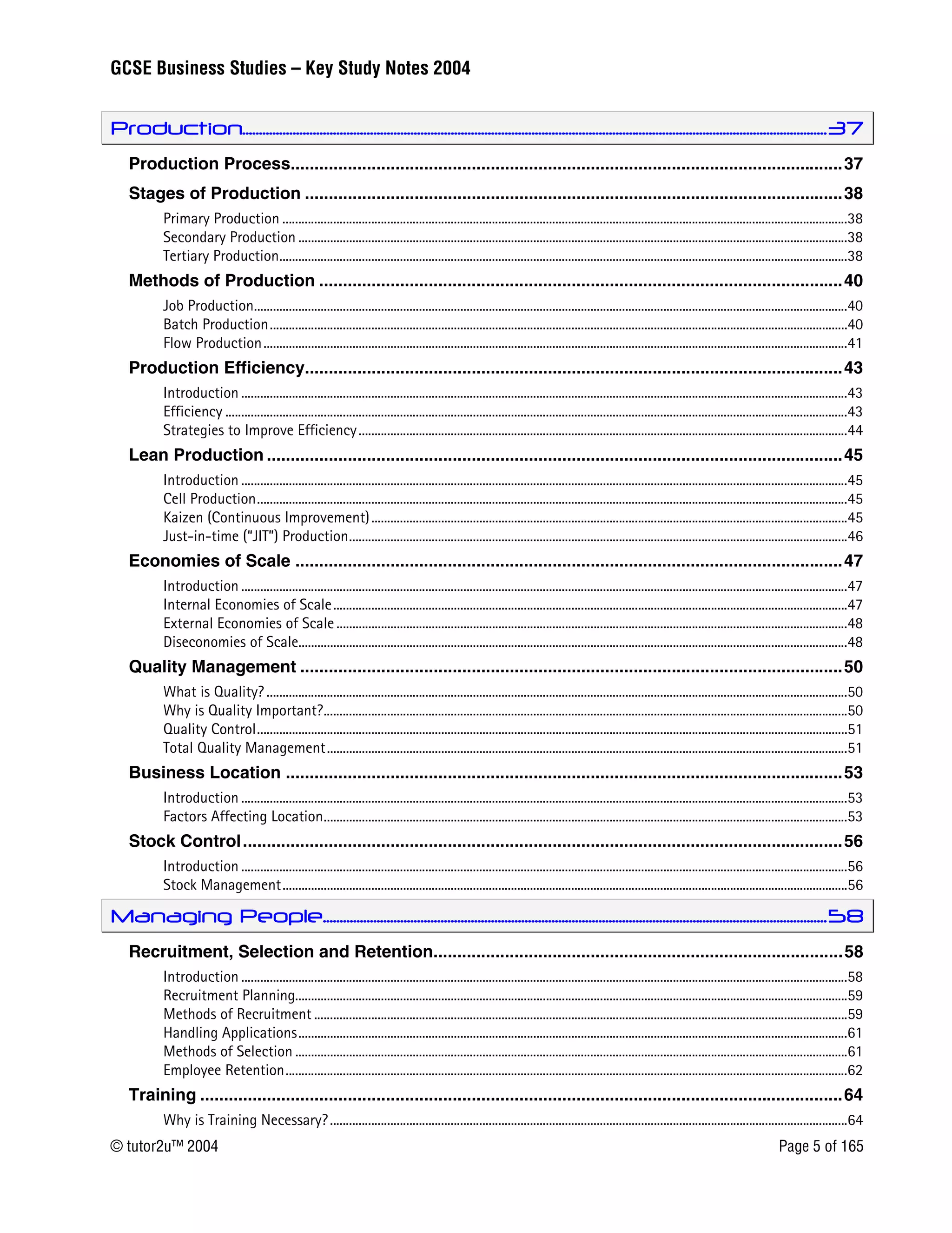 Gcse business studies revision notes | PDF