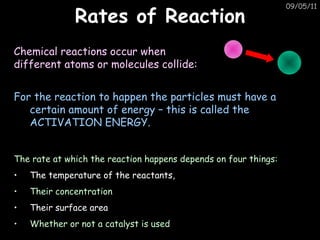 Gcse c6 rates of reactions revision | PPT