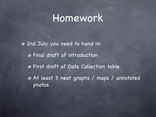 Gcse Data Collection And Presentation | PDF
