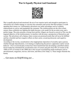 Gcse Descriptive Writing Help. Lost And Alone Desc | PDF