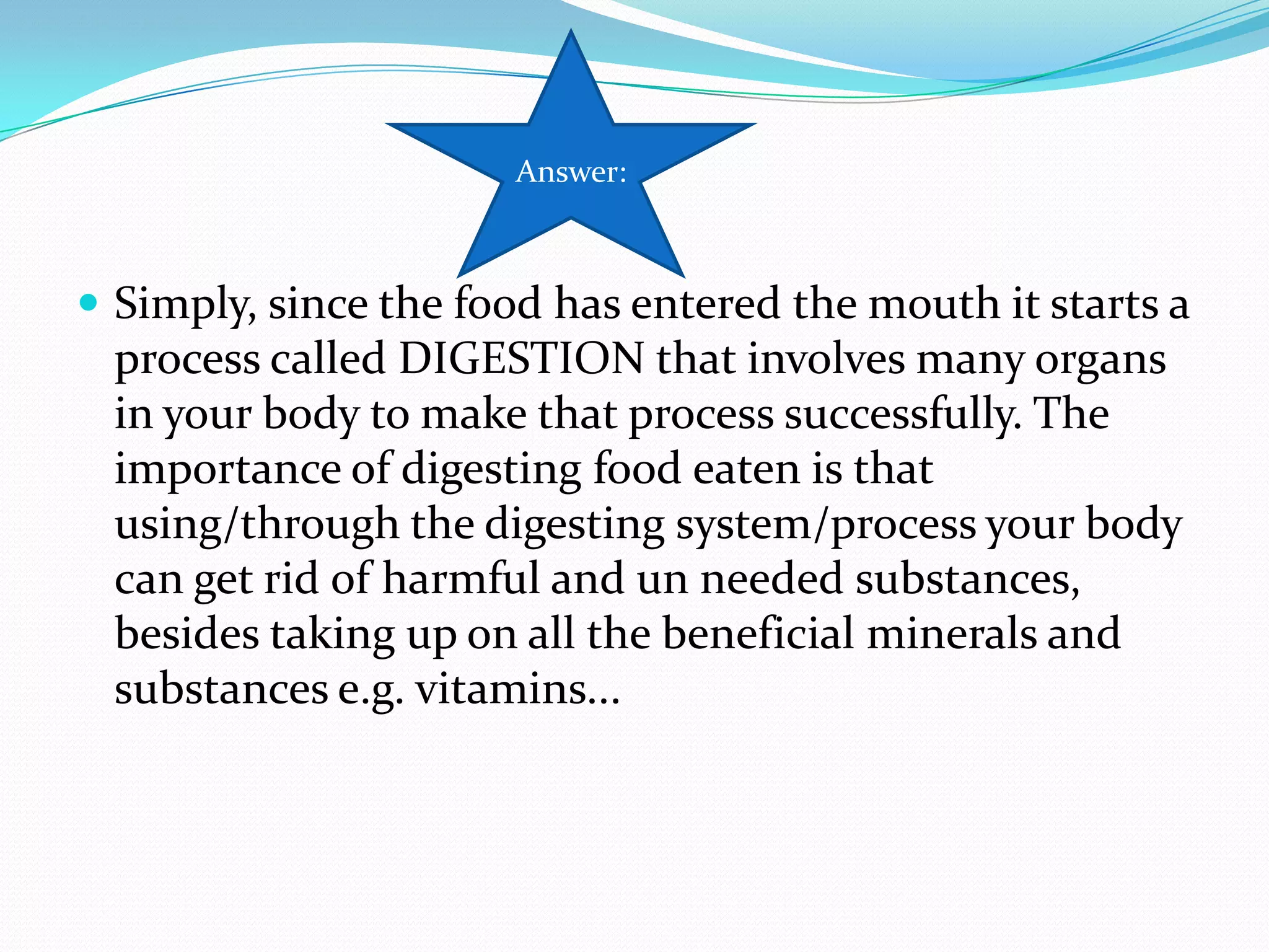 Gcse digestion system Q&A with exam guids | PPT