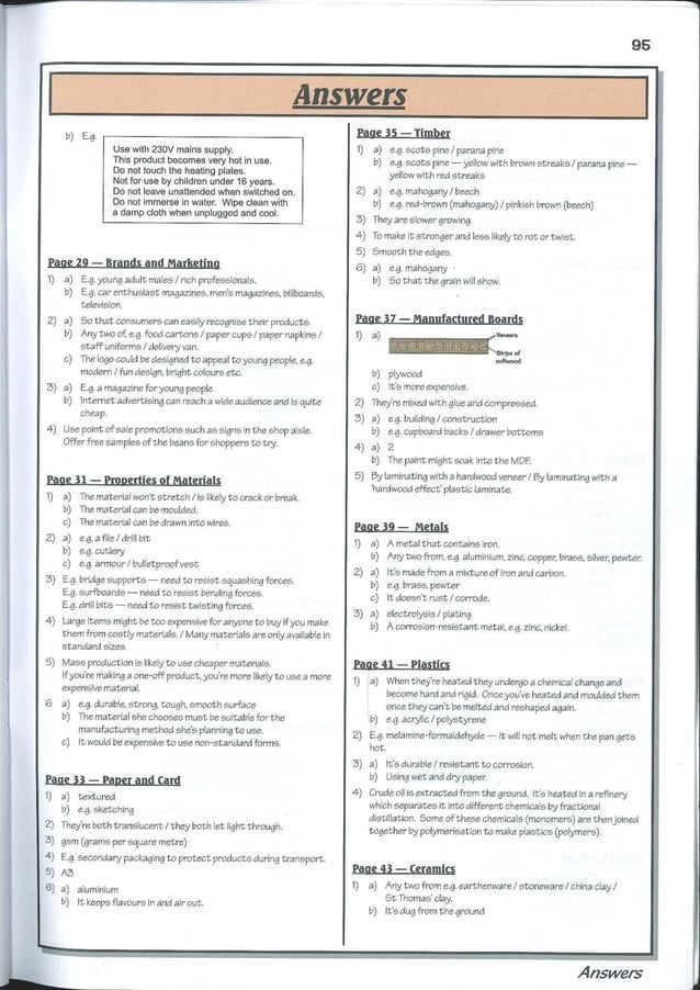 Gcse d&t revision guide 3 | PDF