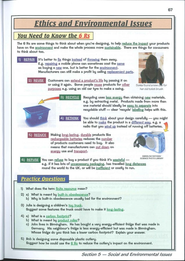Gcse d&t revision guide 3 | PDF