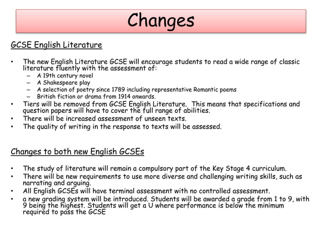 Gcse english | PPTX