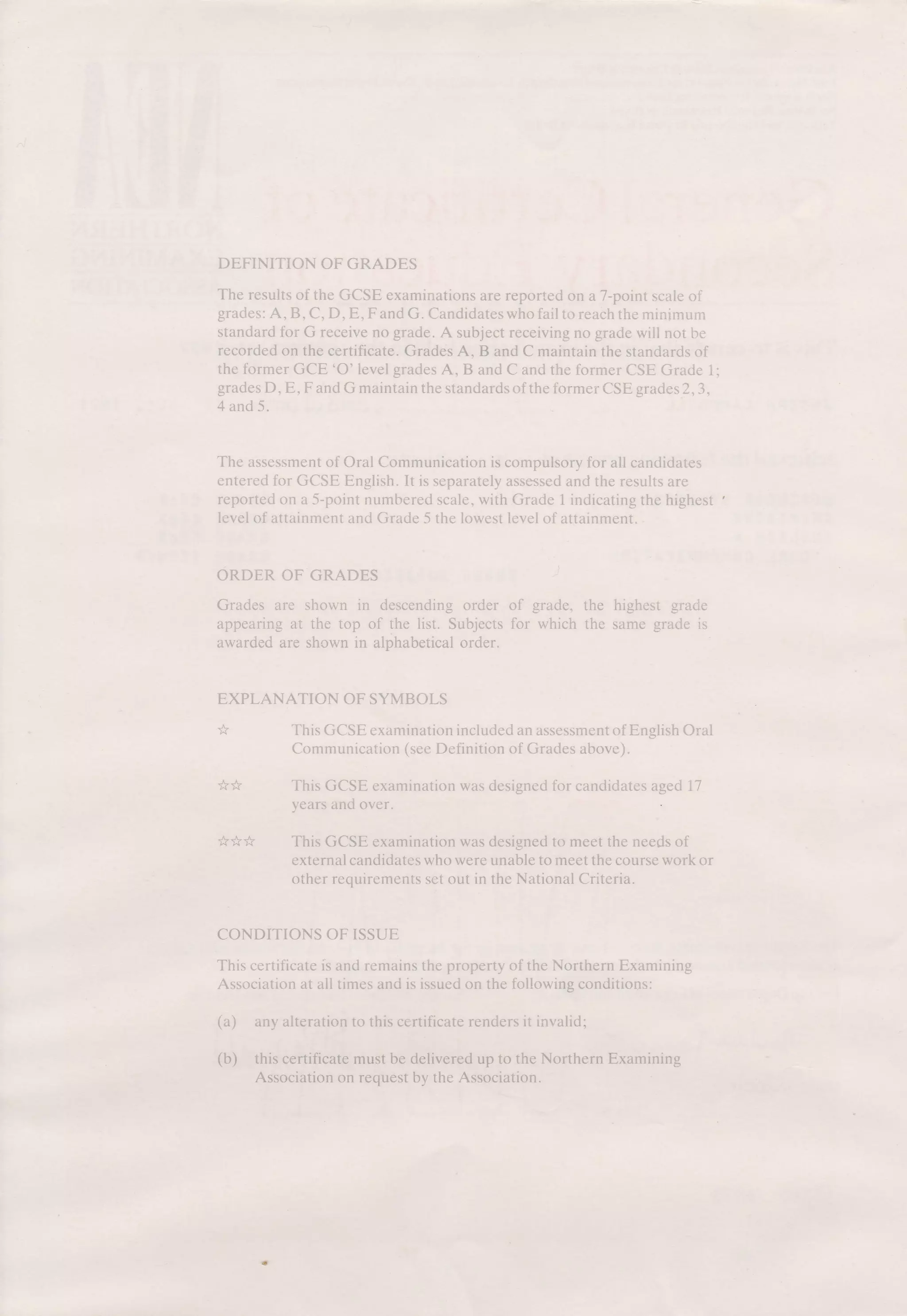 GCSE English [summer 1989] | PDF