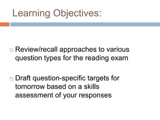 READING PAPER REVISION | PPTX