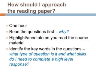 READING PAPER REVISION | PPTX