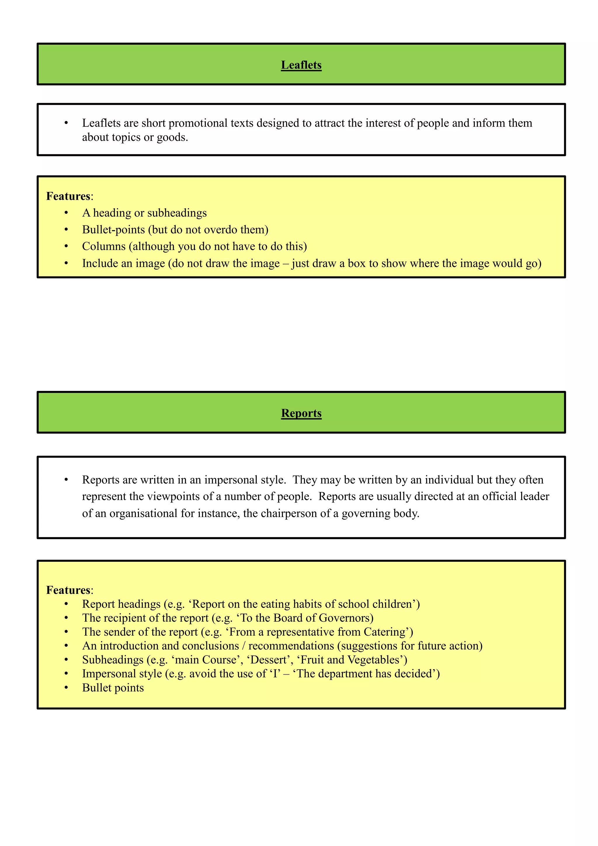 Revision Booklet for GCSE English Unit 2 Exam | PDF