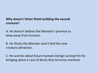 Gcse english literature Frankenstein plot | PPT | Screenwriting ...