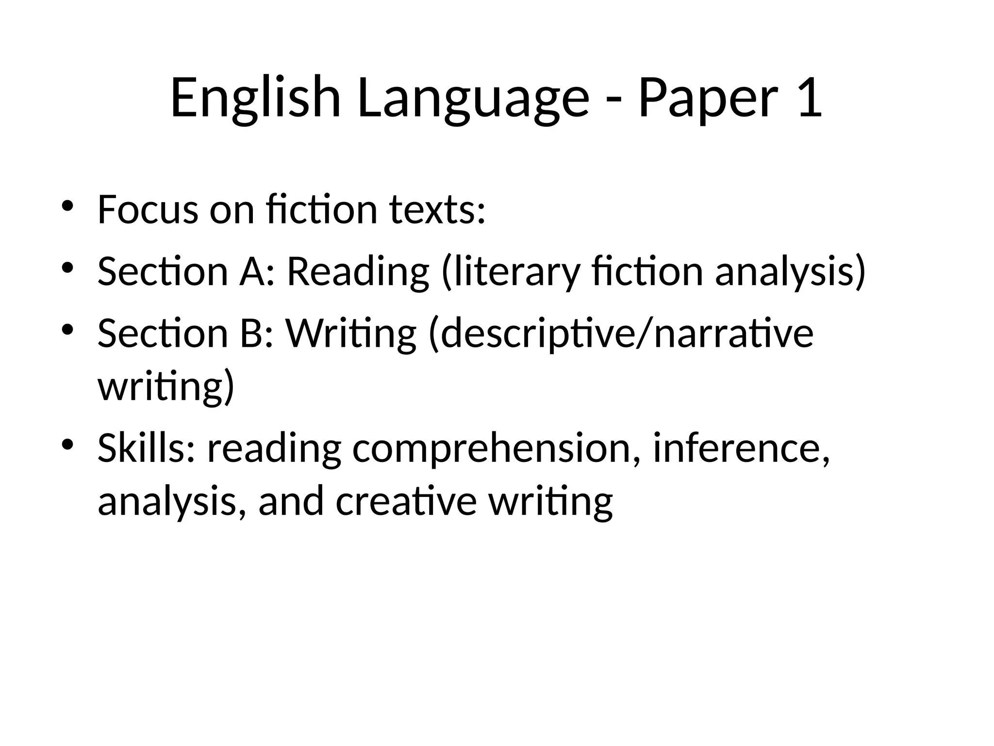 GCSE_English_Overview.pptx tutorials grade 10 | PPT