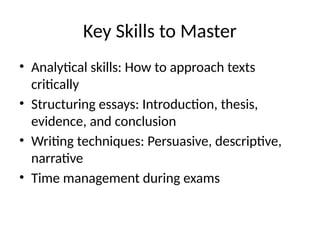 GCSE_English_Overview.pptx tutorials grade 10 | PPTX