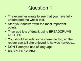 Gcse english unit 1 | PPT