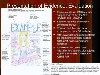 Gcse evidence research steps assgmt1 | PPT