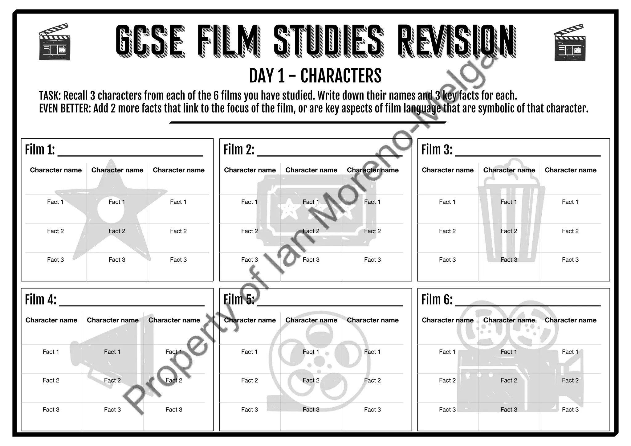 GCSE Film Studies Revision booklet | PDF