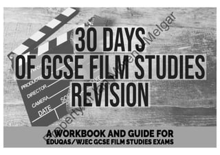 GCSE Film Studies Revision booklet | PDF
