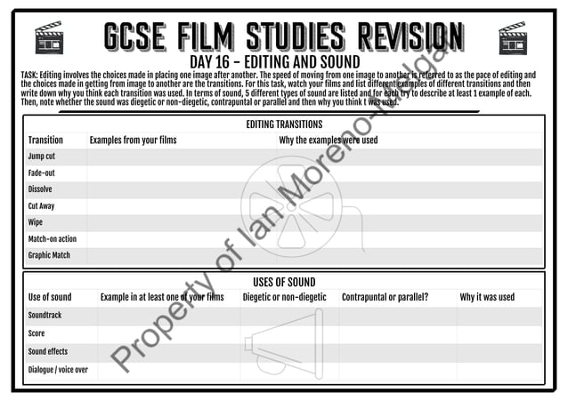 GCSE Film Studies Revision booklet | PDF | Screenwriting | Content ...