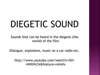 Gcse film sound | PPT