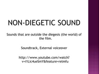 Gcse film sound | PPT