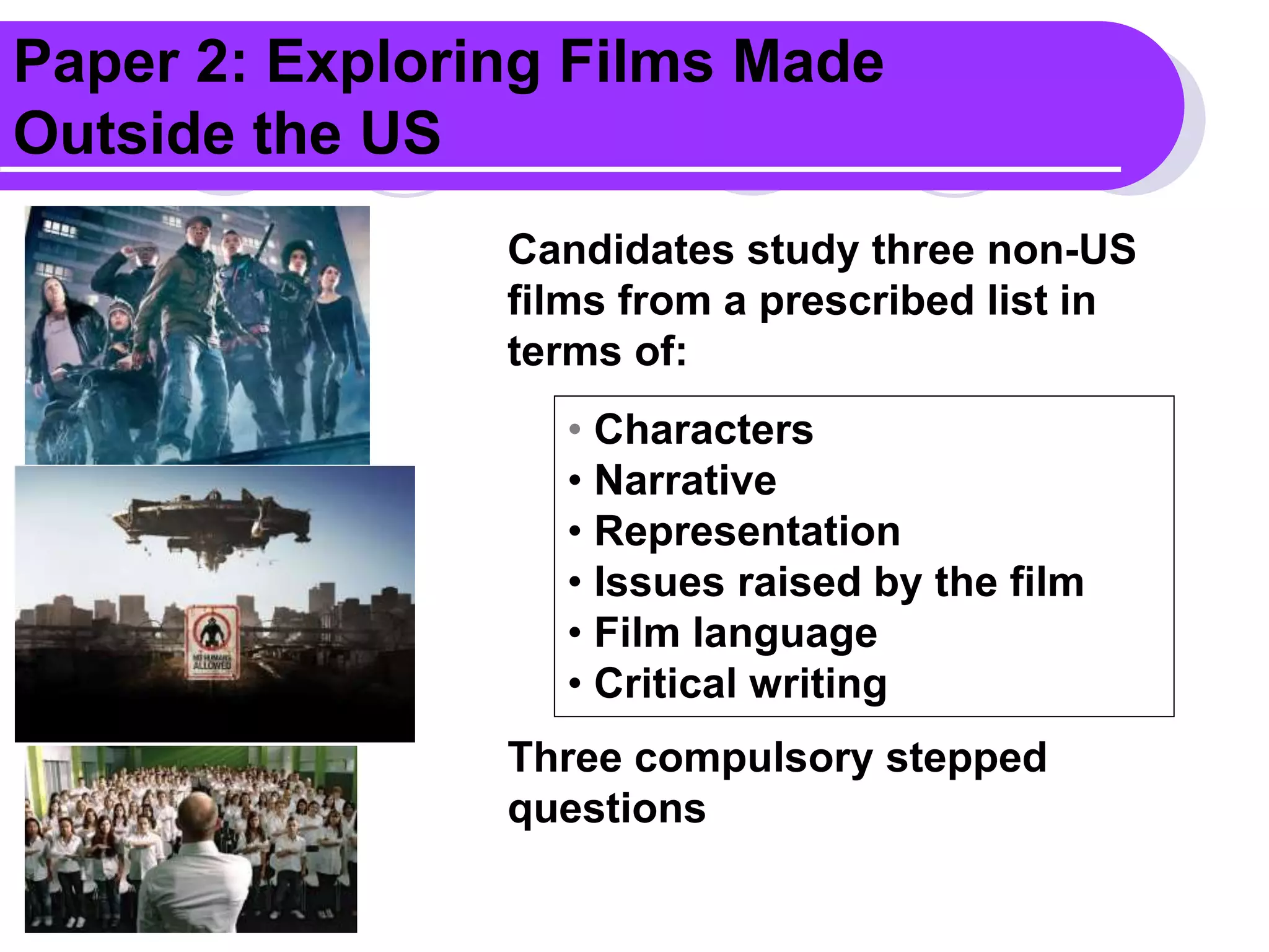 GCSE film studies overview 2017 onwards | PPT