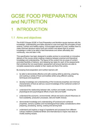 GCSE Food | PDF
