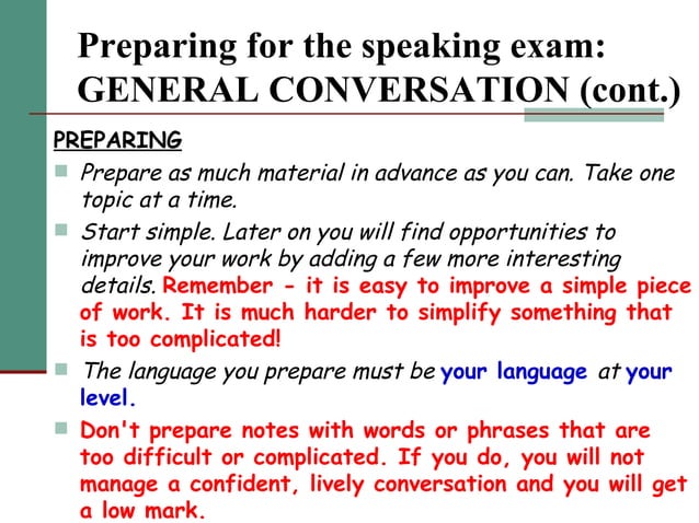 Gcse French Revision Speaking | PPT