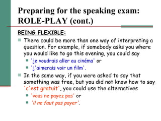 Gcse French Revision Speaking | PPT