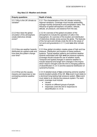GCSE Geography | PDF