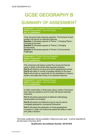 GCSE Geography | PDF