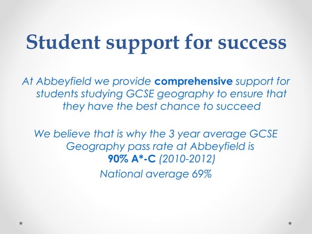 GCSE Geography from 2012 WJEC B v2 | PPT