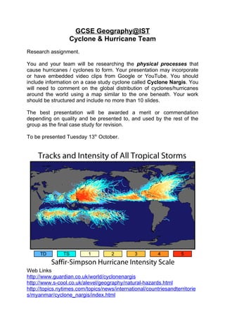 Gcse Geography Hurricane Team | DOC