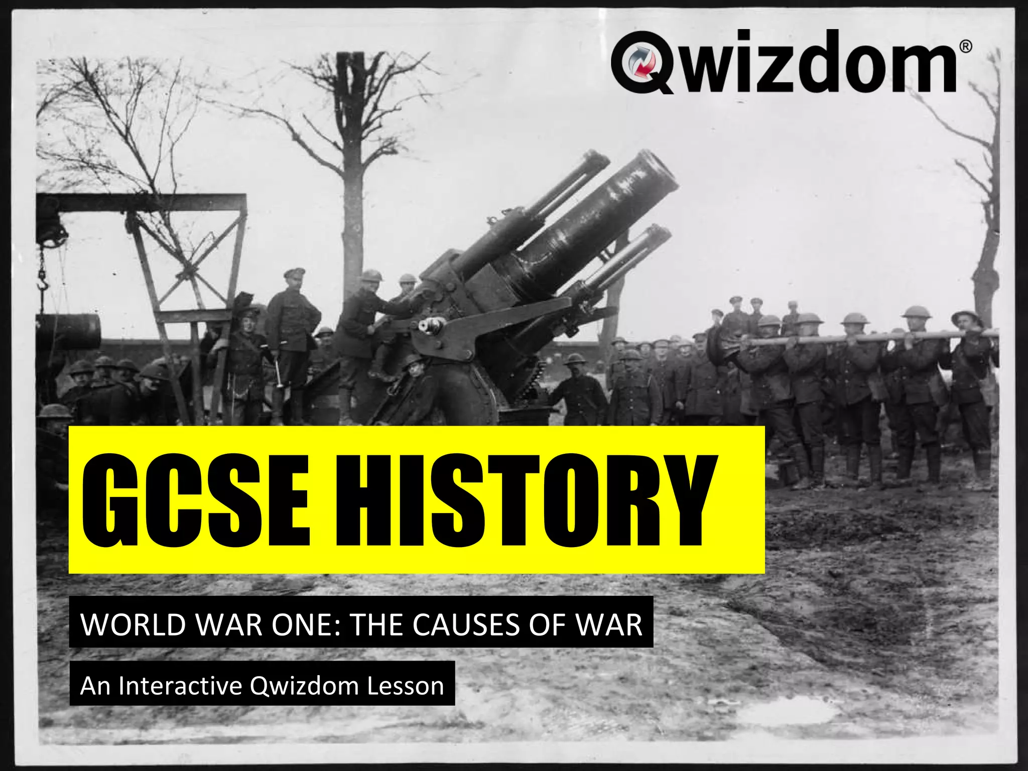 Gcse History ww 1 - causes of war | PPT