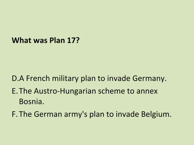 Gcse History ww 1 - causes of war | PPT
