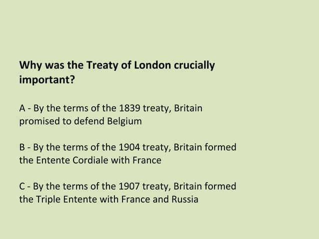 Gcse History ww 1 - causes of war | PPT