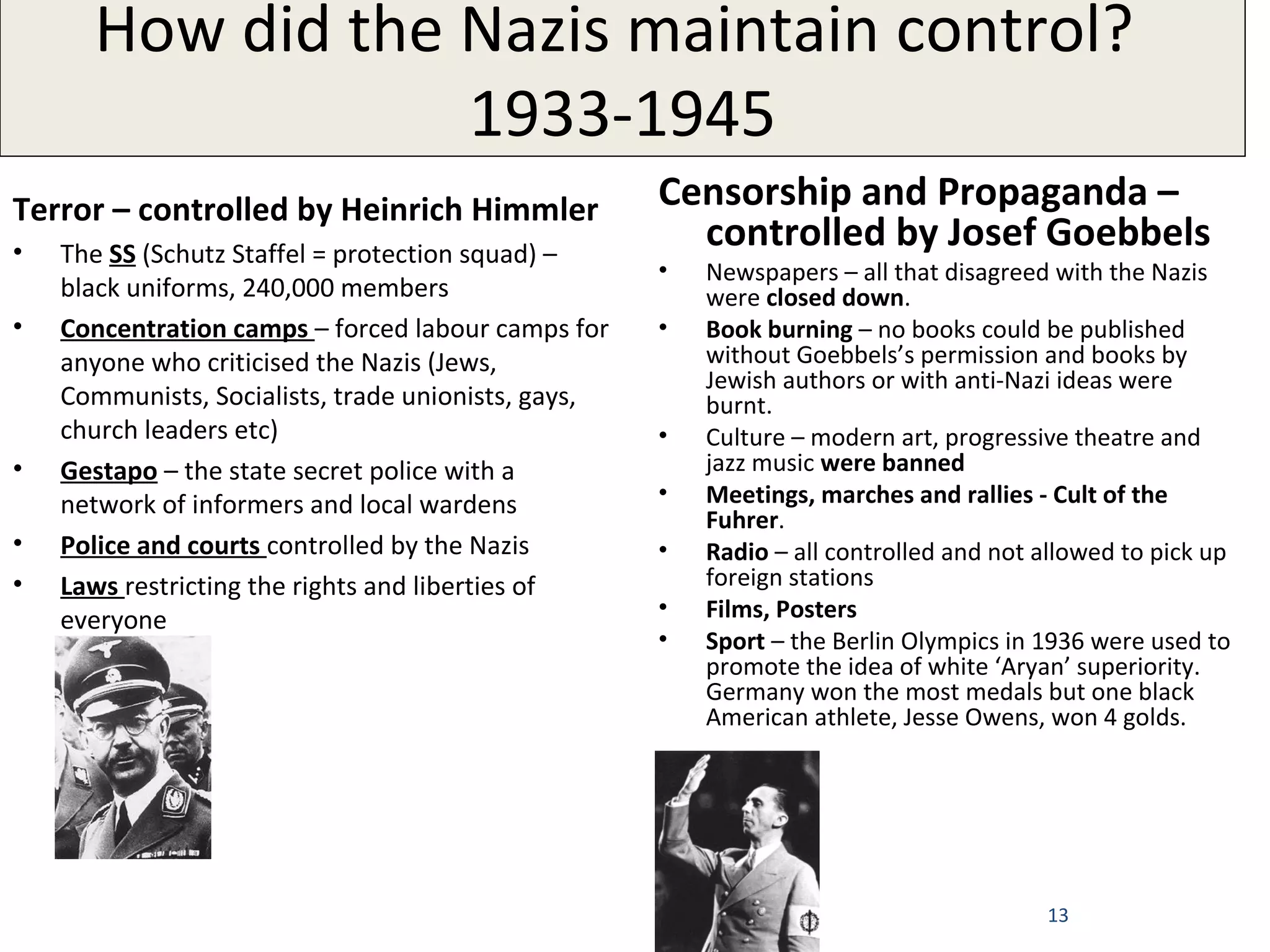 Gcse history exam final revision | PPT