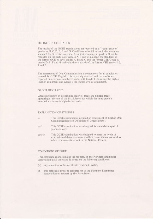 GCSE Mathematics [summer 1990] | PDF