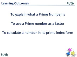 Gcse maths resources higher 01.1 primes number and prime index | PPTX ...