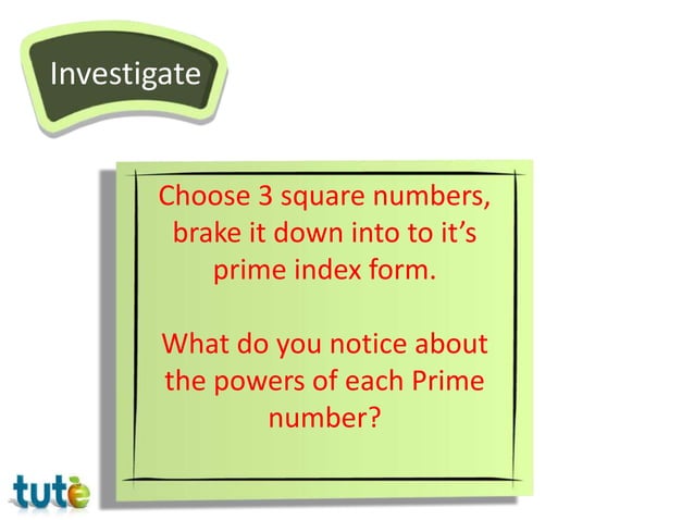 Gcse maths resources higher 01.1 primes number and prime index | PPTX ...