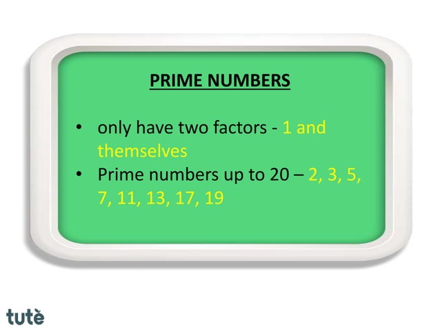 Gcse maths resources higher 01.1 primes number and prime index | PPTX ...