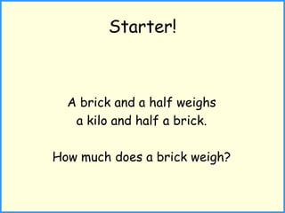 Solving equations using the balancing method | PPT